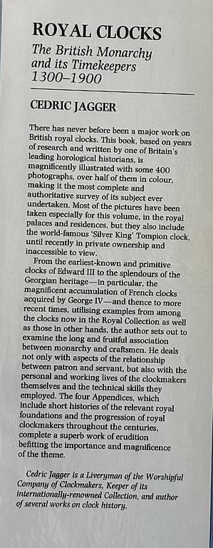 Royal Clocks (The British Monarchy and its timekeepers 1300- im Kanton ...