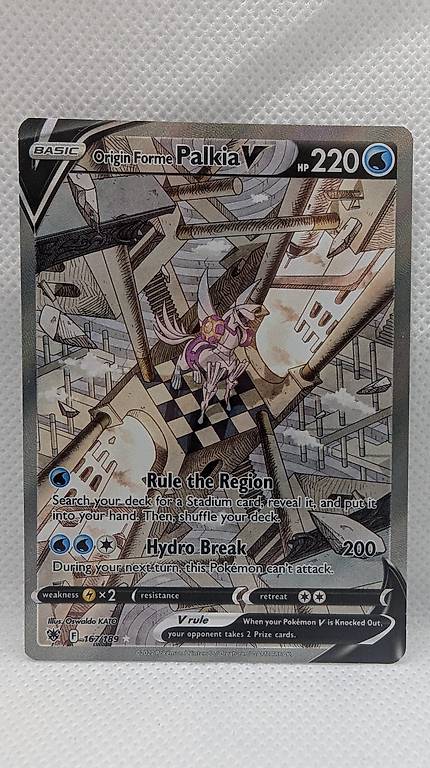 Ur-Palkia V Origin Forme Pokemon Karte Special Illustration im Kanton ...