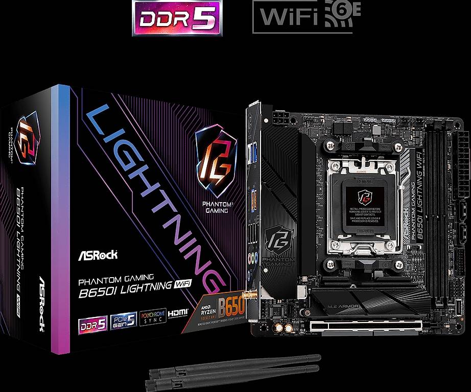 AsRock B650i Lightning WiFi itx Motherboard (OVP+Garantie) im Kanton ...