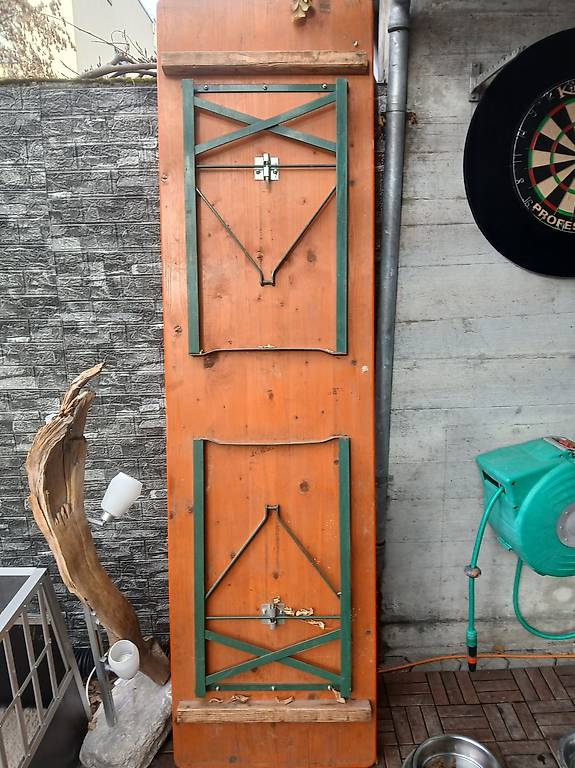 Biertischgarnitur Tisch und 2 Bänke, klappbar 220cm, 60cm im Kanton ...