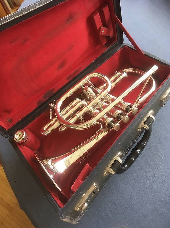 Vintage Cornet Antoine Courtois revidiert Sammlerinstrument Canton ...