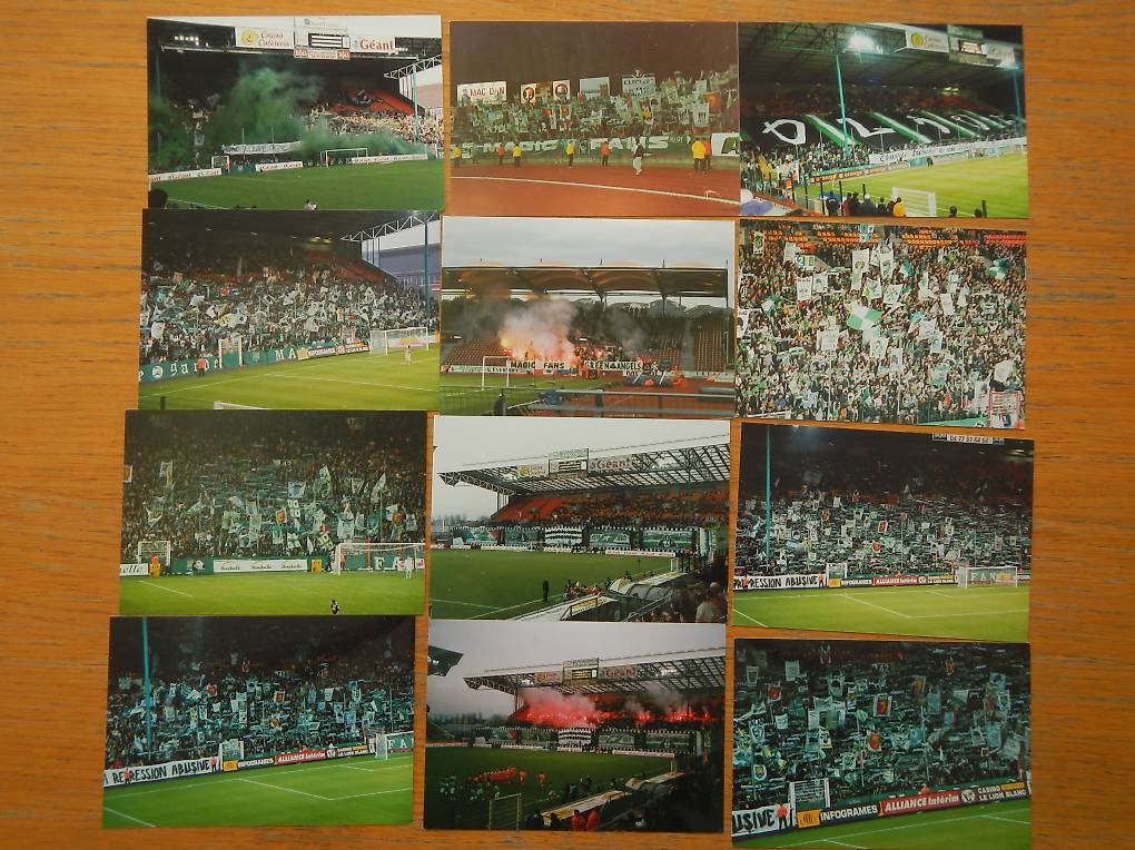 12 Foto Ultras Magic Fans, Green Angels, AS St.Etienne im Kanton Basel ...