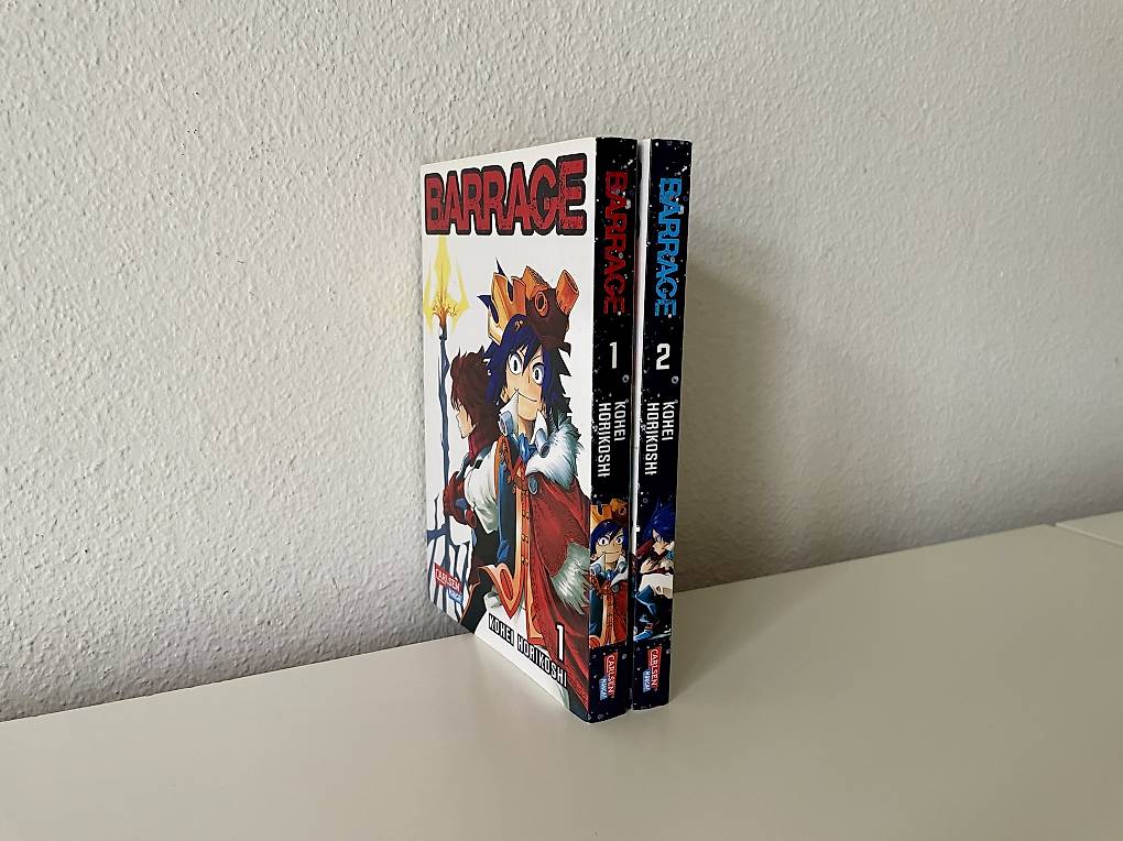 Barrage Manga Band 1 + 2. Kohei Horikoshi im Kanton Basel-Landschaft ...