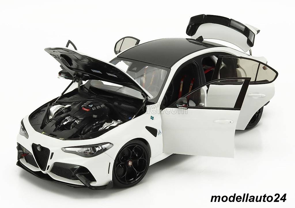 Alfa Romeo Giulia GTAm 2021 Bianco weiss / Motorhelix 1:18 Cantone ...