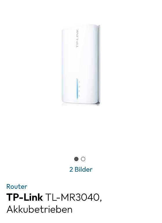 TP-LINK 3G_4G Wireless N150 Portable Router im Kanton Luzern - tutti.ch