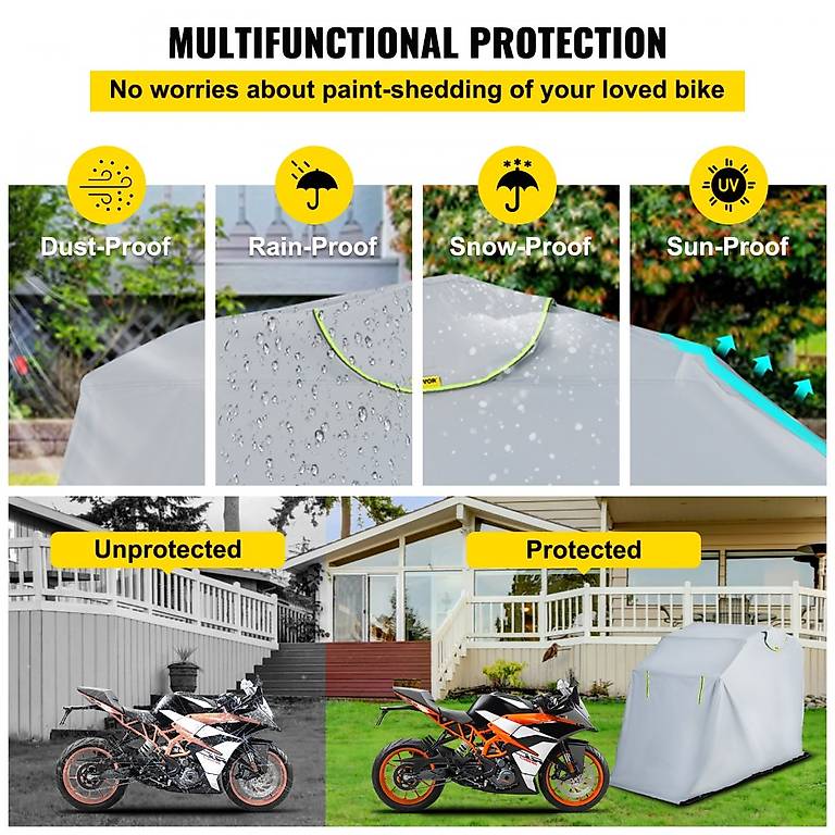 (SONDERPREIS) || Motorradschutz Motorrad Unterstand / Lageru im Kanton ...