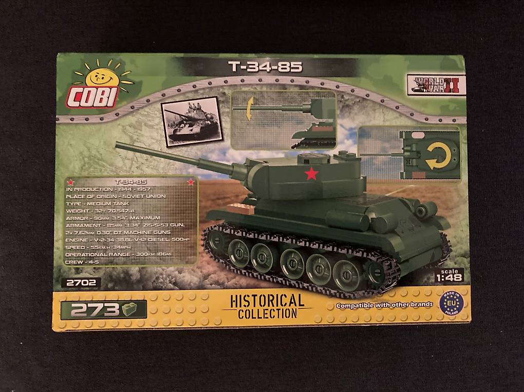 Cobi T-34-85 Panzer 2702 - Historical Collection im Kanton St. Gallen ...