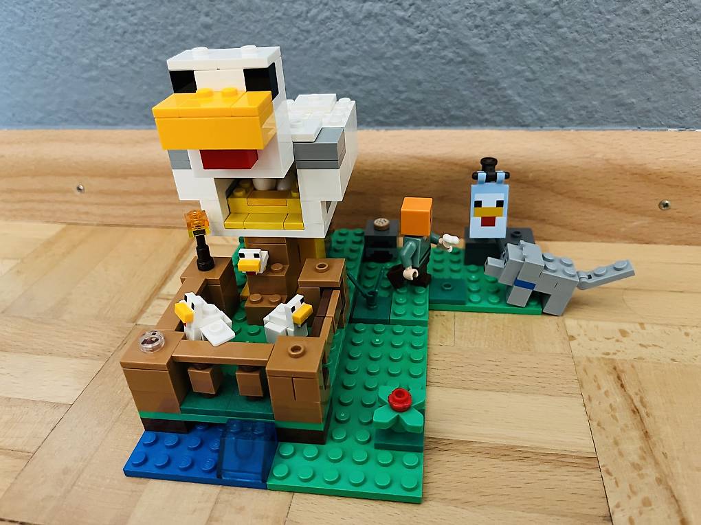 Komplett Lego 21140 Minecraft Hühnerstall im Kanton Basel-Stadt - tutti.ch