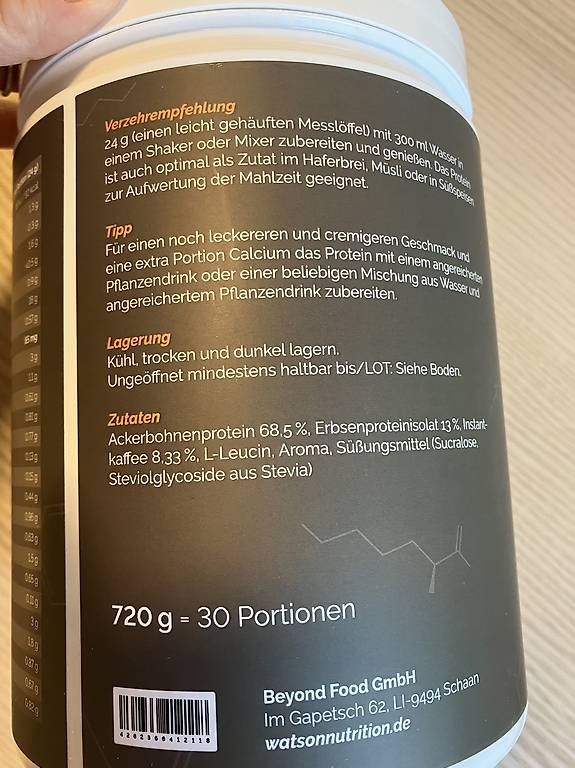 Veganes Protein von Watson im Kanton Basel-Landschaft - tutti.ch