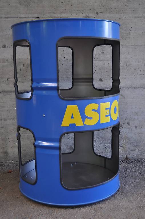 Barrel-Art Regal aus 200L Aseol Ölfass Canton Berne - tutti.ch