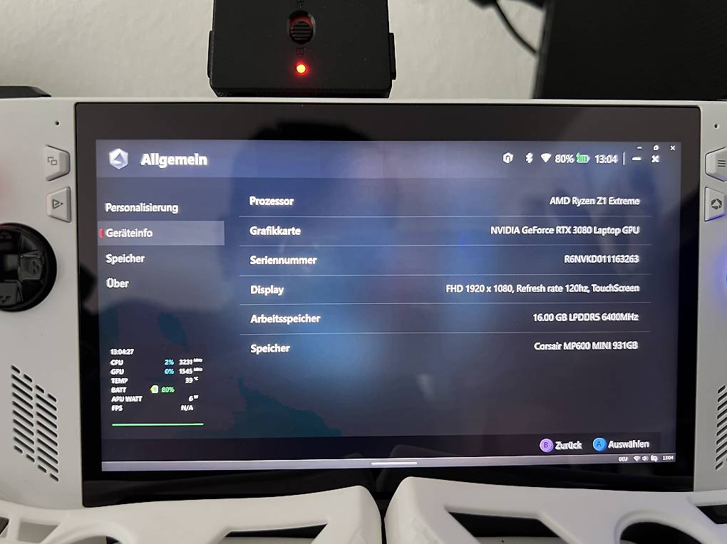 ROG Ally Z1 Extreme + eGPU RTX 3080 XgMobile im Kanton Zürich - tutti.ch