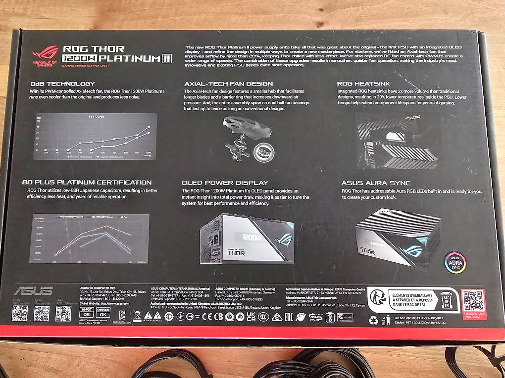 ASUS ROG THOR 1200P2 GAMING im Kanton Zürich - tutti.ch