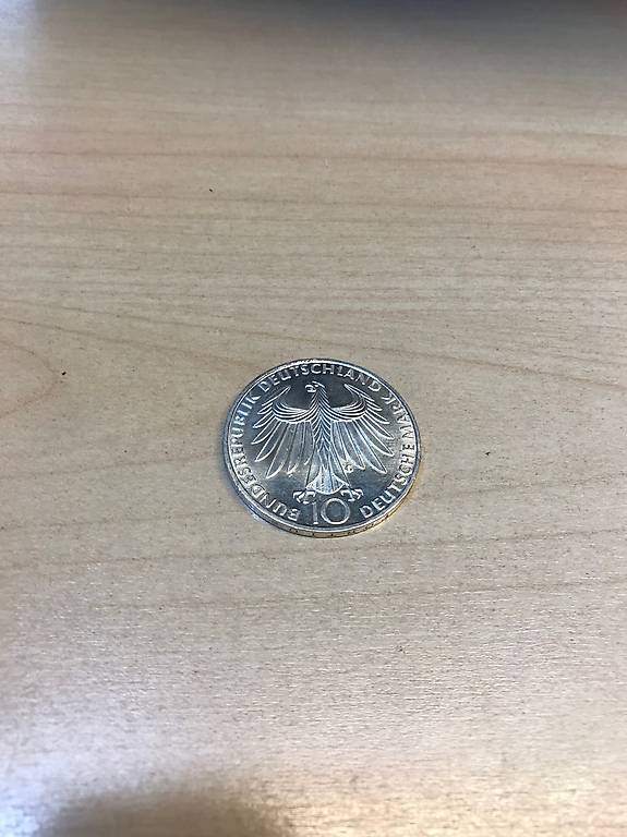 10 DM Deutsche Mark BRD Olympische Spiele München 1972. im Kanton ...