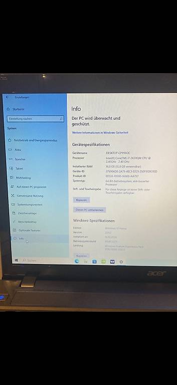 Acer Laptop VA70 im Kanton Aargau - tutti.ch