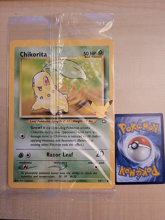 First Partner Pack Johto, Pokémon Karte XXL im Kanton Solothurn - tutti.ch