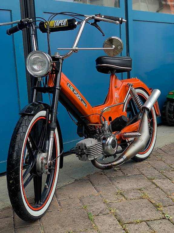 Puch Maxi S Orange mit Ausweis im Kanton Appenzell Innerrhoden - tutti.ch