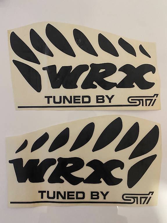 Stickers d?aile arrière de Subaru Impreza STI type-r im Kanton Wallis ...