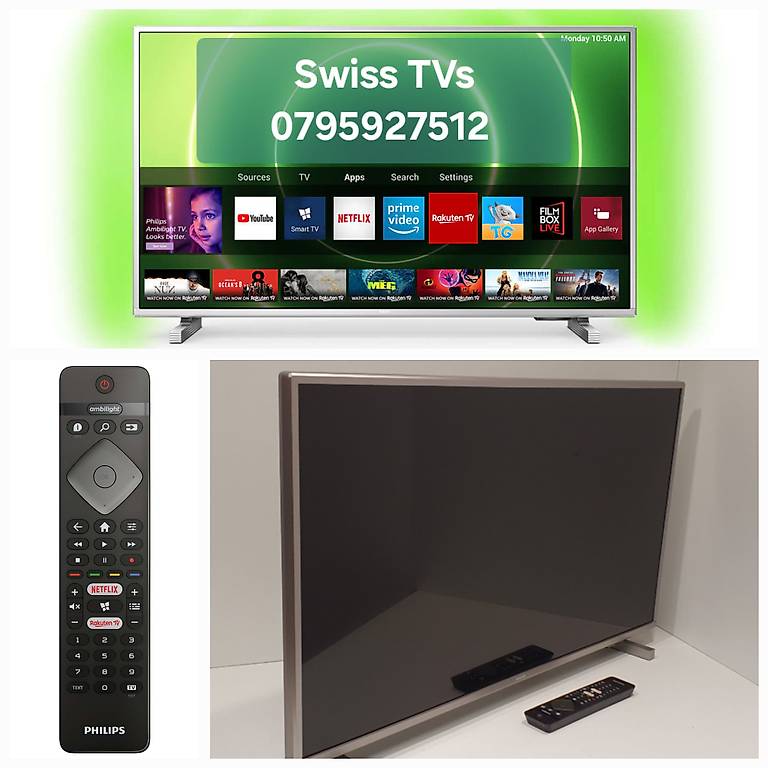 FERNSEHER Philips 32Zoll Ambilight FHD SMART TV. 3 Mt. im Kanton Aargau ...