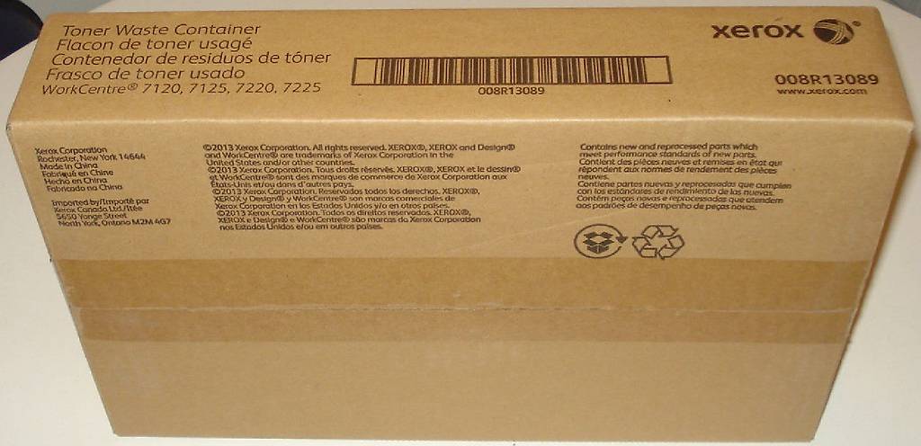 Xerox WorkCentre 7120,7125,7220,7225 Resttonerbeh, 008R13089 im Kanton ...