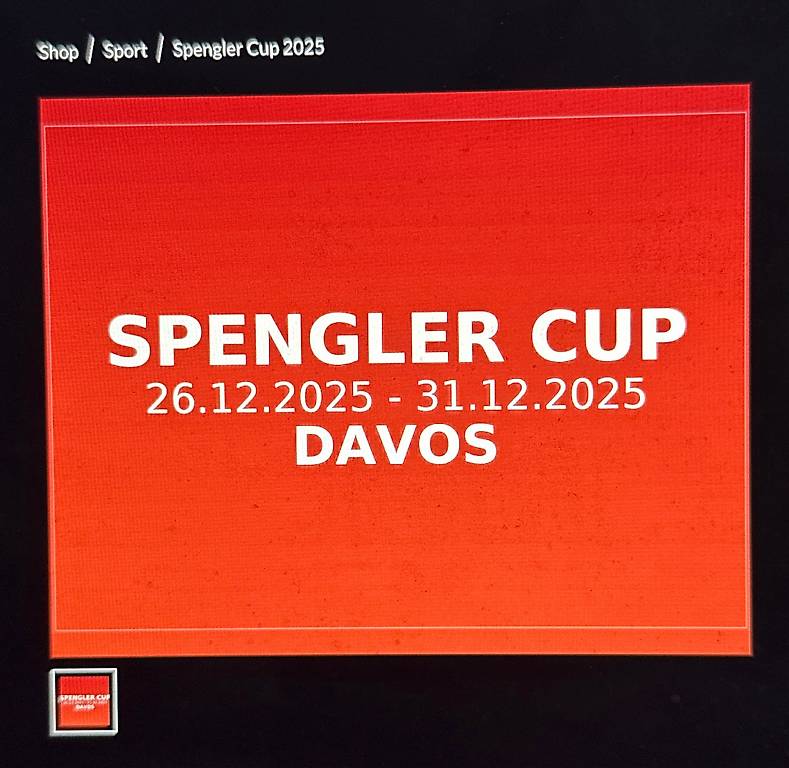 1-6 SPENGLER CUP 2025 TICKETS im Kanton Basel-Landschaft - tutti.ch