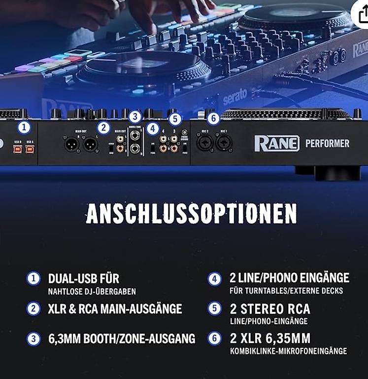 RANE PERFORMER 4-Kanal motorisierter DJ Controller im Kanton Aargau ...