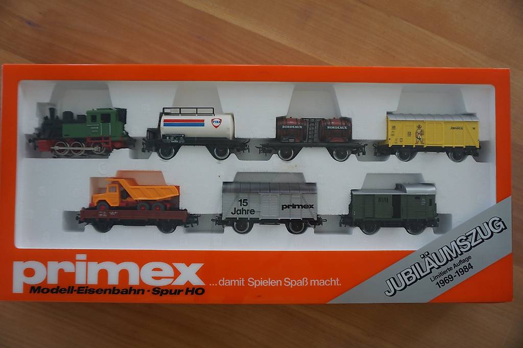 Primex 2760 Jubiläums-Zugset m. Dampflok und 6 Güterwagen im Kanton ...