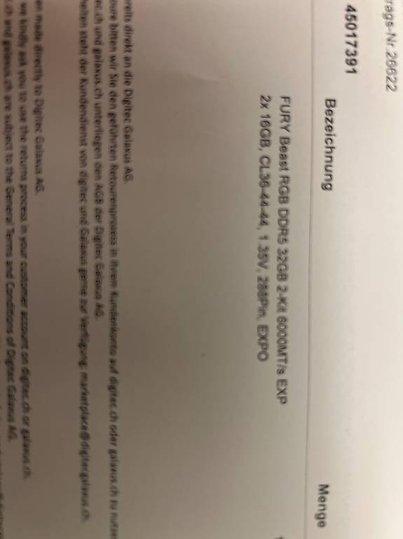 Ram DDR 5 im Kanton St. Gallen - tutti.ch