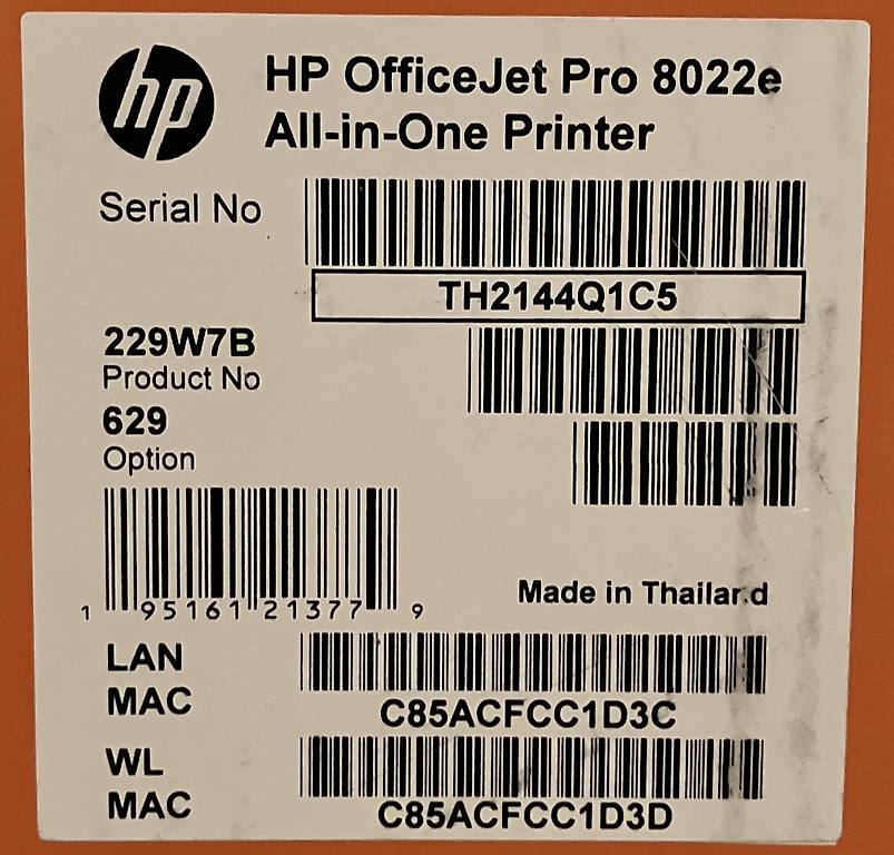 HP OfficeJet Pro 8022e All-in-One Printer im Kanton Aargau - tutti.ch