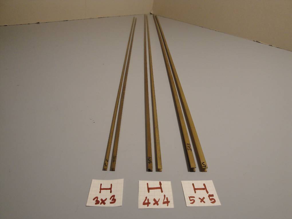 Messingprofile H-Profile 3x3, 4x4 u. 5x5 im Kanton Basel-Landschaft ...