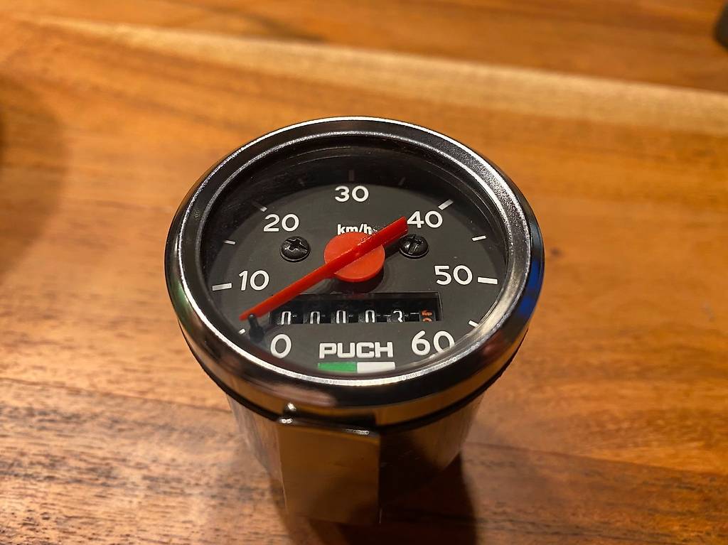 Puch Maxi Tacho 48mm 60Km/h mit Puch Logo Canton Zurich - tutti.ch