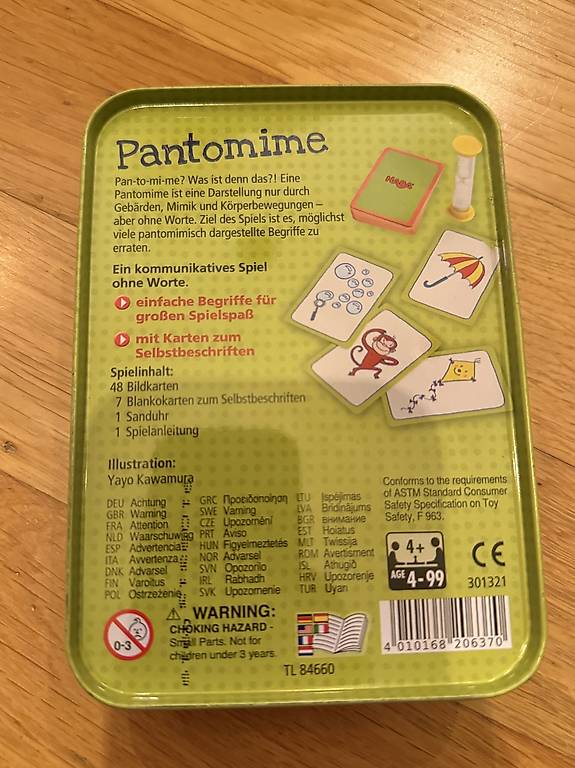 Pantomime Spiel Hama im Kanton Zürich - tutti.ch