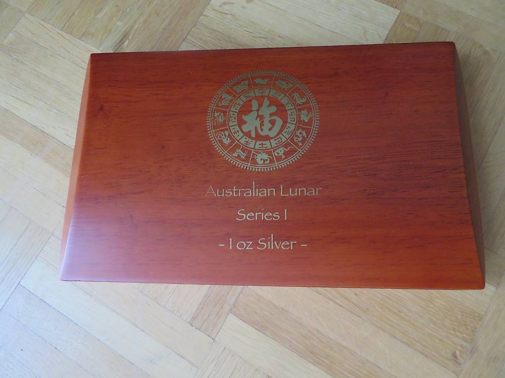 Münzen Lunar 1 Serie 12 x1 Oz Silber, Lunar I, Komplett-Set im Kanton ...