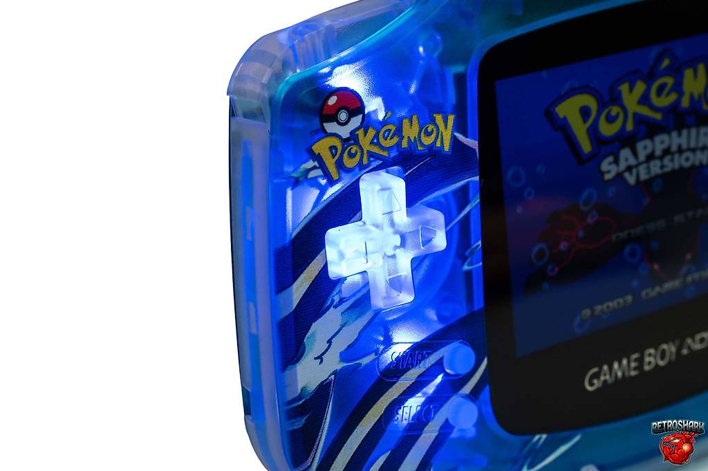 GameBoy Advance IPS Pokémon Kyogre Edition with LED Buttons im Kanton ...