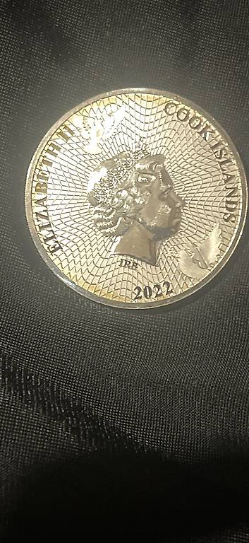 Silbermünze 1oz "Friedensunze" Sondermünze (Cook Islands) im Kanton ...