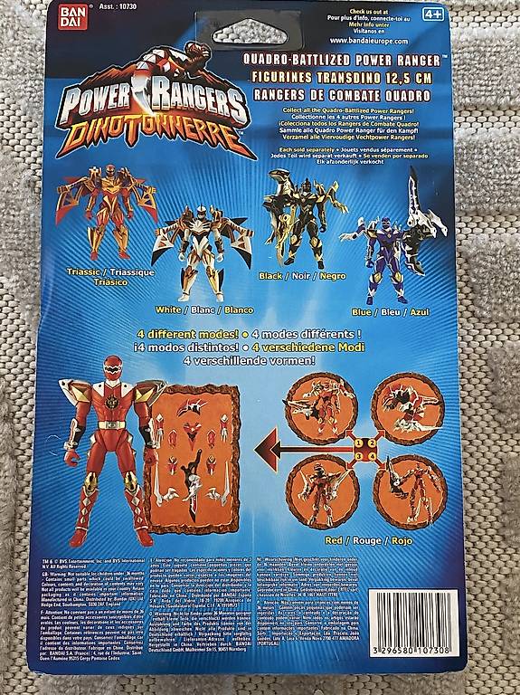 Power Rangers Dino Thunder Quadro-Battlized Blue Ranger Cantone Zurigo ...