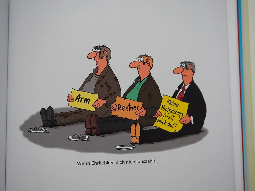 Buch mit Cartoons von Uli Stein "Im Ruhestand" im Kanton Basel ...