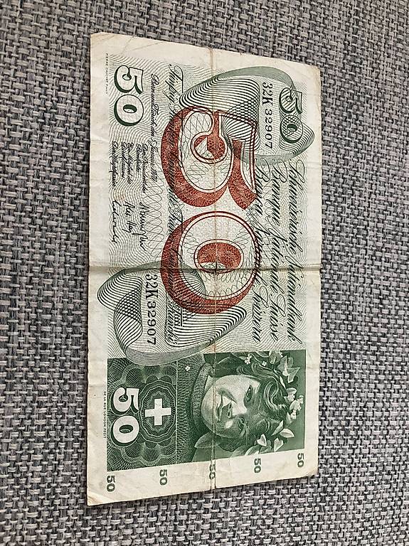Schweizer 50.- Note 1955-1974 im Kanton Zürich - tutti.ch