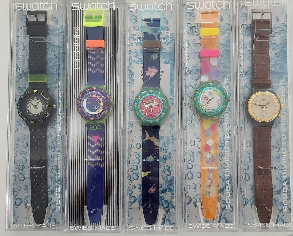 Collezione di Swatch - Vendibili anche singolarmente im Kanton Tessin ...
