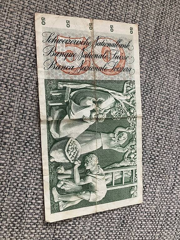 Schweizer 50.- Note 1955-1974 im Kanton Zürich - tutti.ch