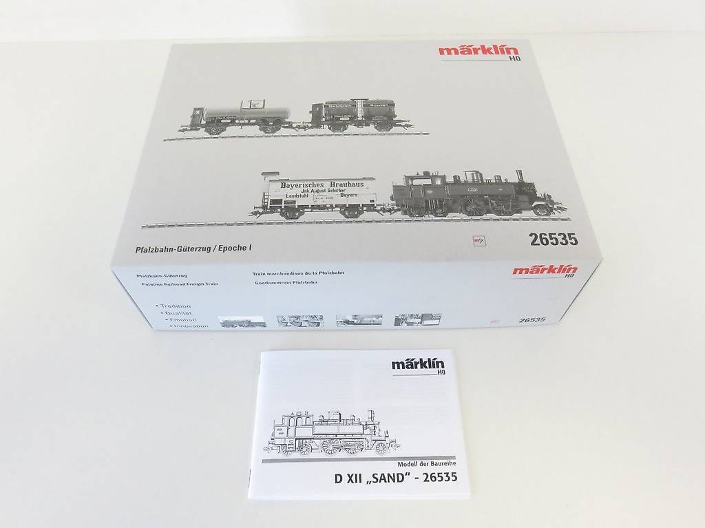 Märklin 26535 Fabrikneues Pfalzbahn-Güterzug Set Spur H0 mfx im Kanton ...