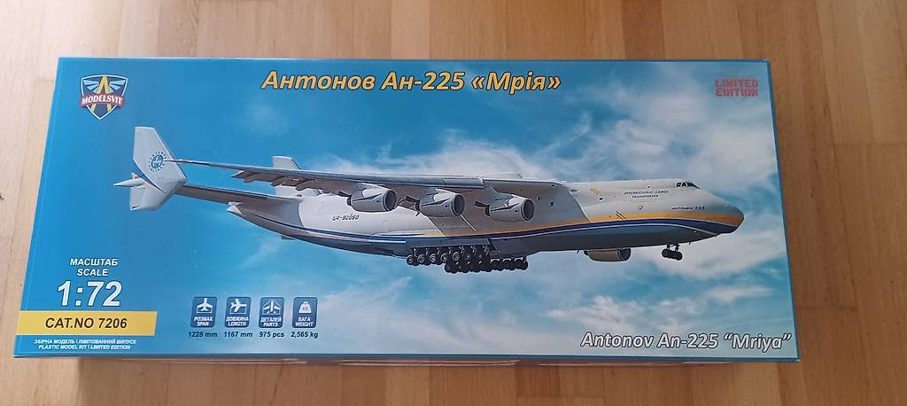 Antonov An-225 "Mriya" Modelsvit Nr.7206 Canton Schaffhouse - tutti.ch