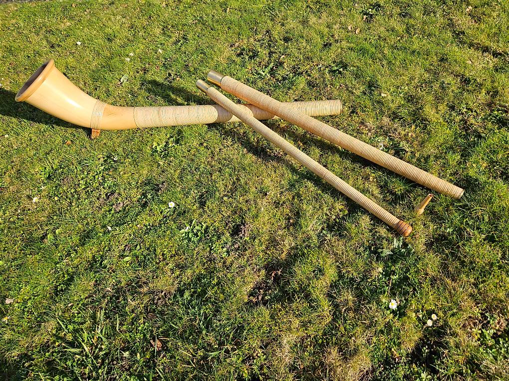 Alphorn STOCKER NEU 3-teilig in fis (mit 5 Std. Unterricht) im Kanton ...