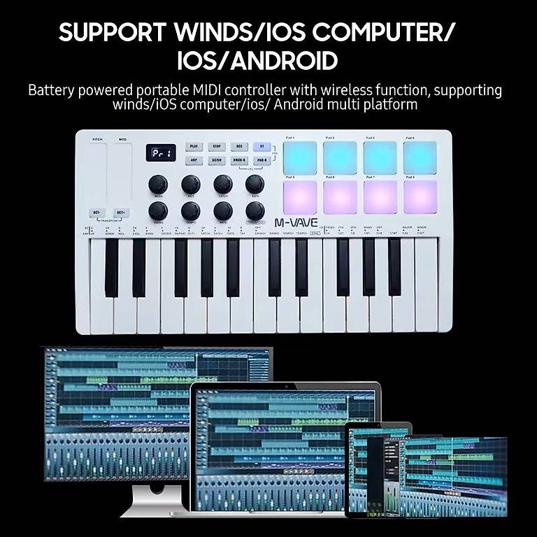 M-VAVE SMK-25 MIDI Controller Cantone Svitto - tutti.ch