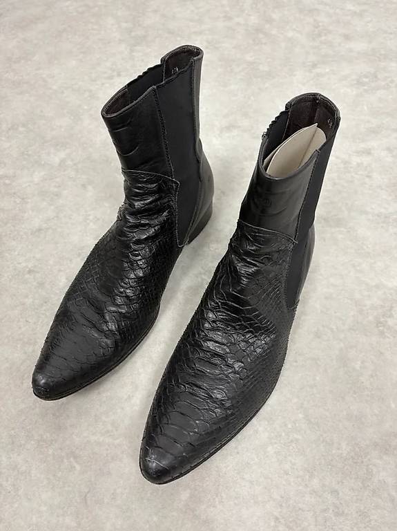 2000s Cavalli Black Python Leather Boots im Kanton Bern - tutti.ch
