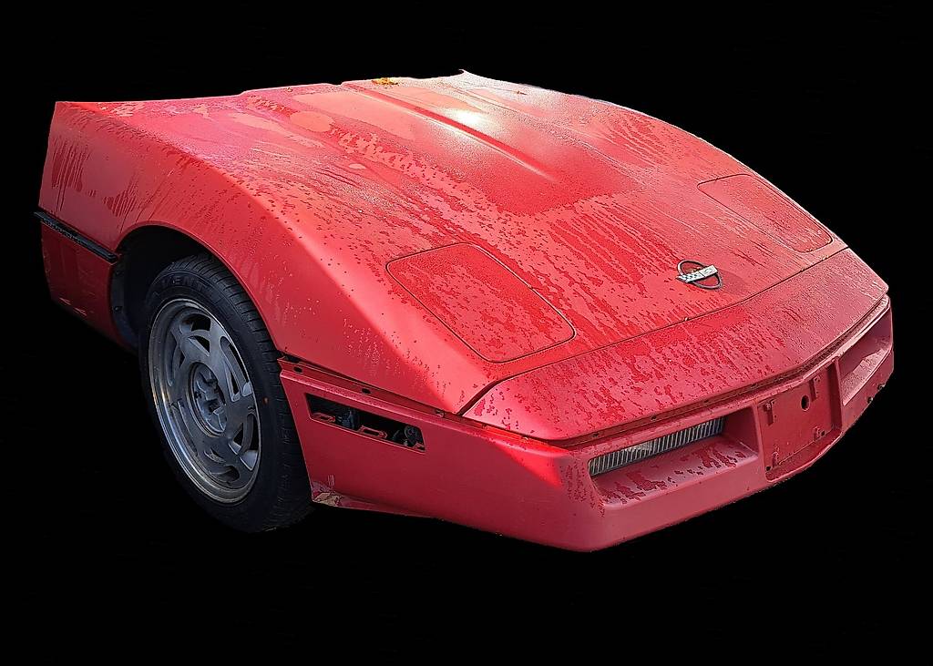 Chevrolet Corvette C4 Front komplett Motorhaube Radkästen im Kanton ...