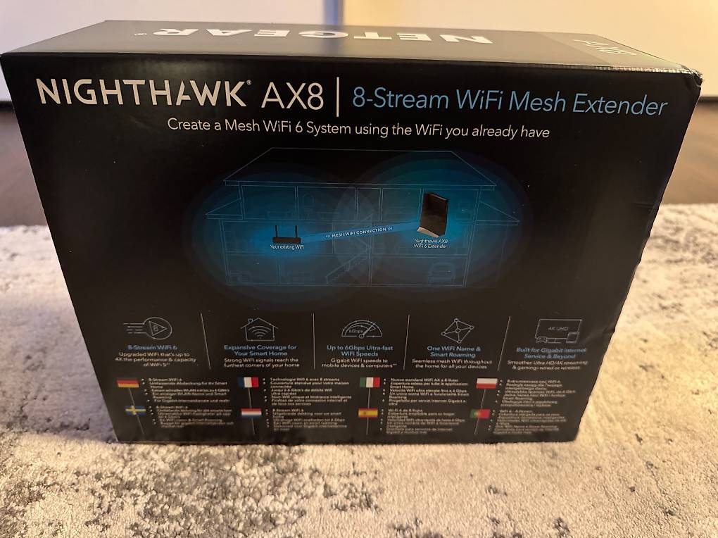 Netgear Nighthawk AX6000 Wifi 6 Extender - Wifi 6 Repeater im Kanton ...