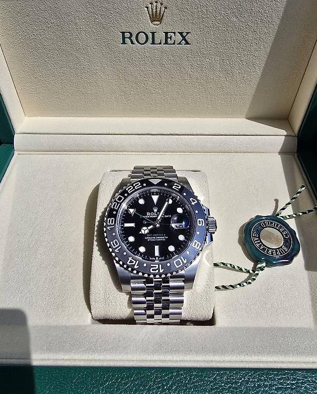 Rolex GMT-Master II Bruce Wayne NEU 2025 Full Set Canton Saint-Gall ...