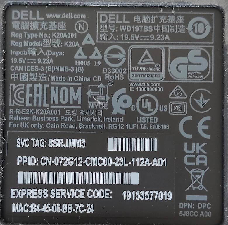 Docking Station Dell WD19TBS im Kanton Aargau - tutti.ch