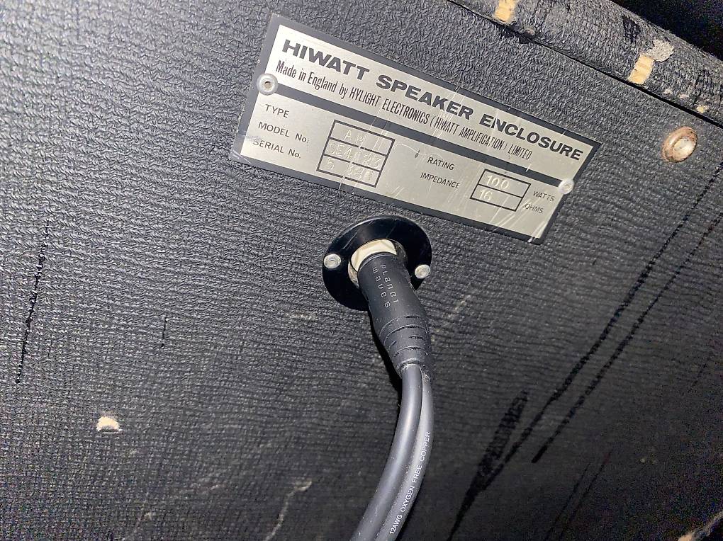 Vintage HIWATT Custom 50 DR504 Head mit Box Cantone Zurigo - tutti.ch