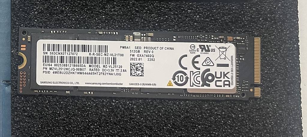 SAMSUNG 512GB NVMe SSD im Kanton Zürich - tutti.ch